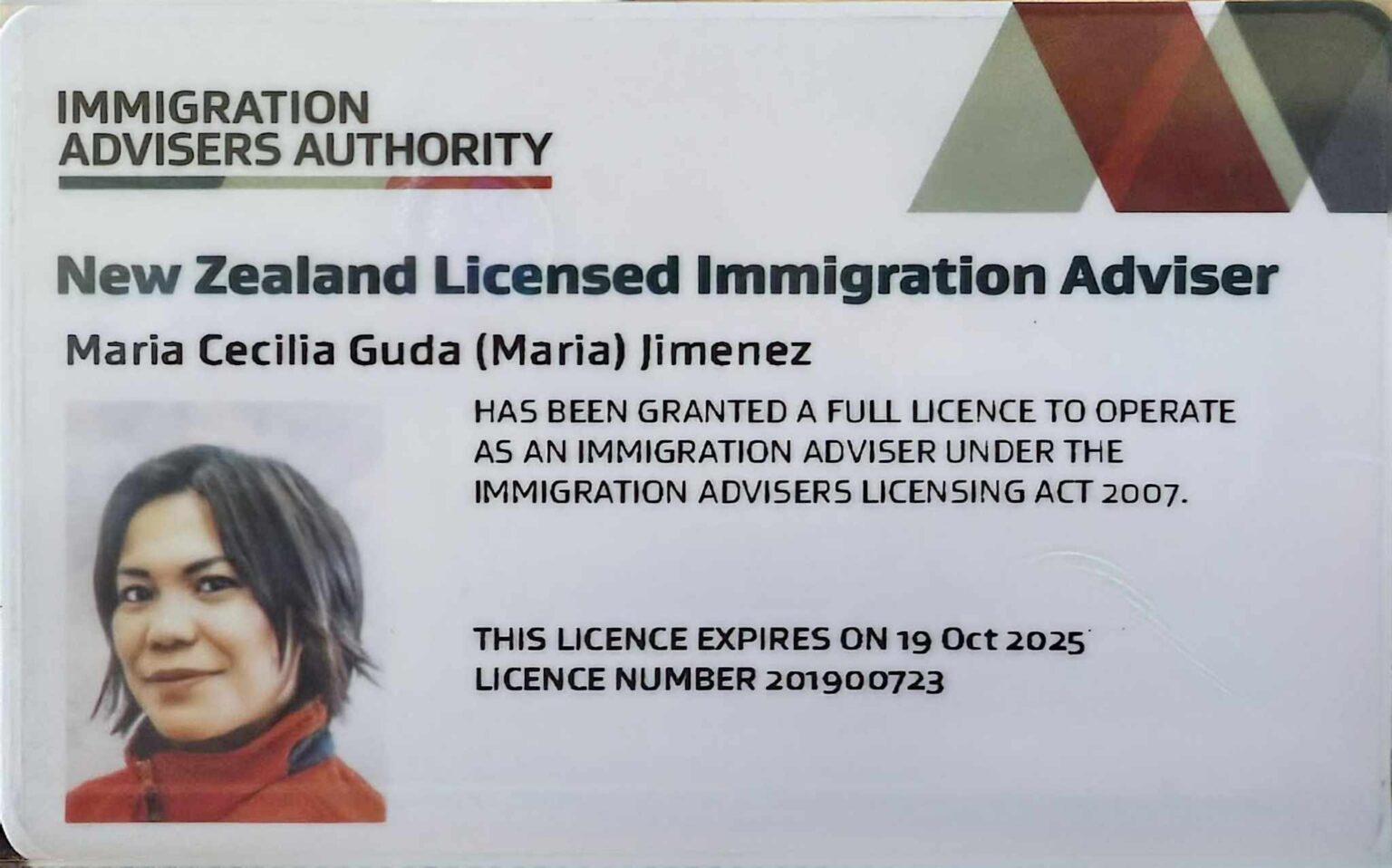 Licence - Jimenez Immigration